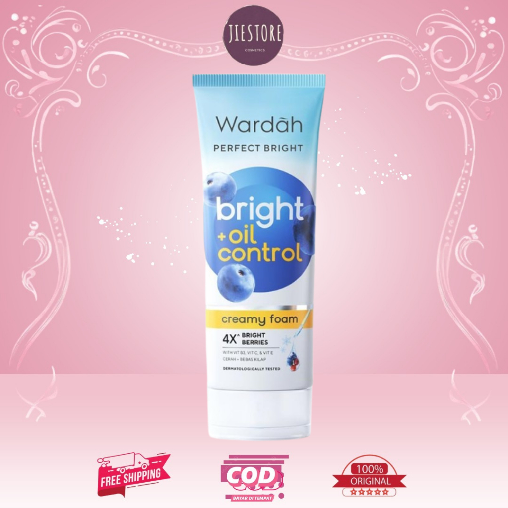 Jual [NEW] Wardah Perfect Bright Creamy Foam Bright + Oil Control ...