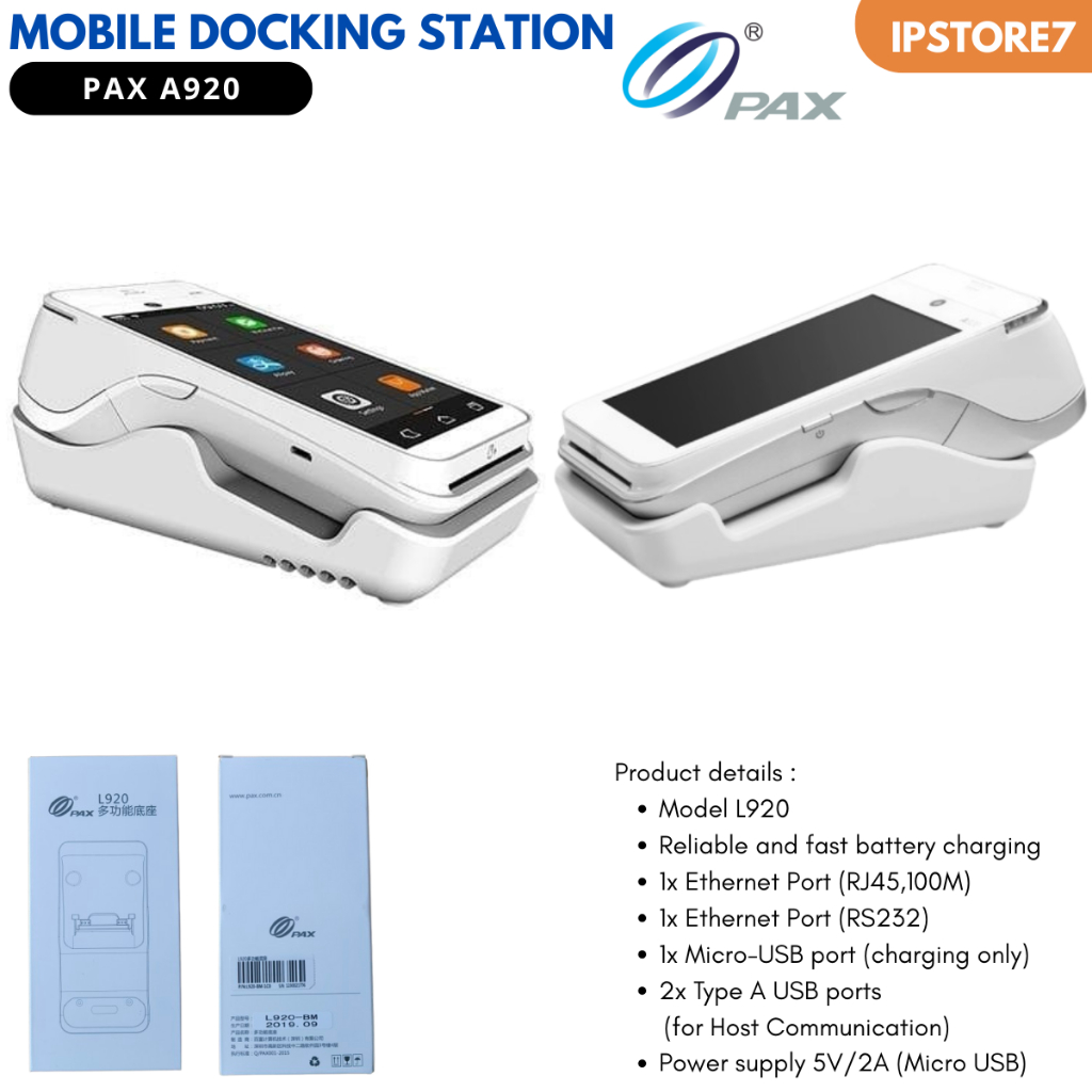 Jual Dock Mesin Kasir Android PAX A920 | Shopee Indonesia