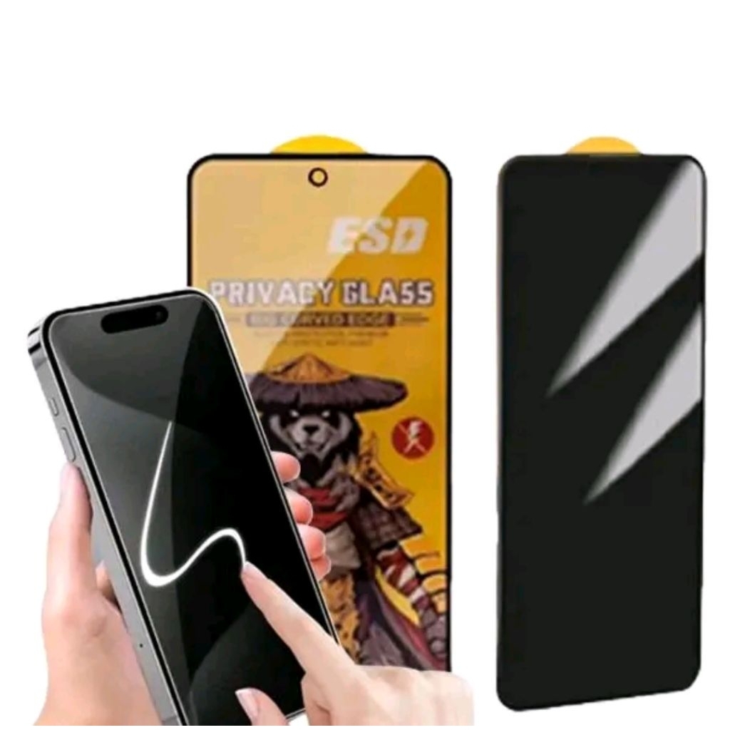 Jual SS-Panda Tempered Glass ESD Anti SPY/ Privacy Premium POCO F2 F2 ...