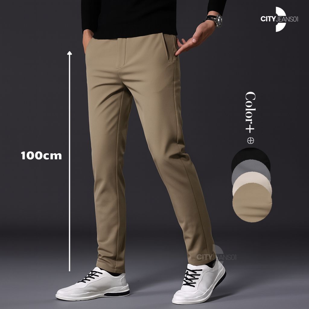 Jual CELANA PRIA CHINO Slim fit Panjang Kerja kantor Santai Liburan Cowok masa kini 27 - 38 ...