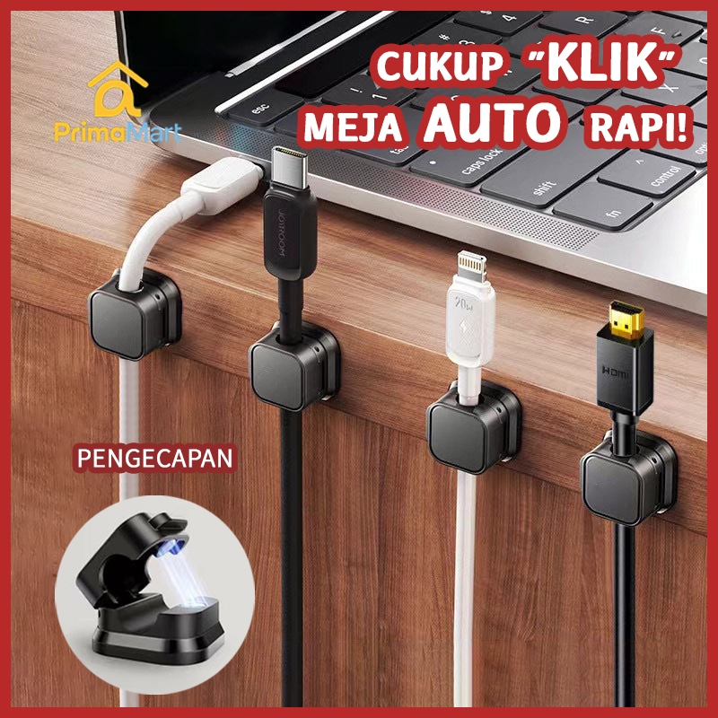 Jual Penjepit Kabel Magnet / Holder Organizer Kabel / Klip Kabel Data ...