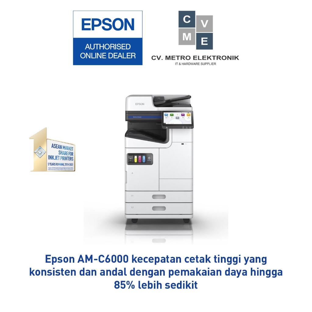 Jual Printer Fotokopi Photocopy Epson AM-C6000 AM C6000 A3 WIFI LAN ...