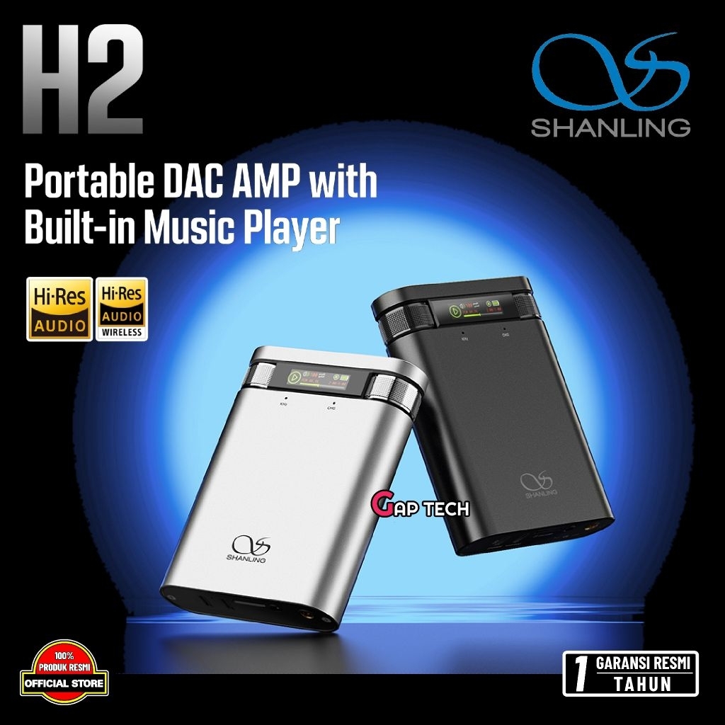 Jual Shanling H2 / H-2 / H 2 CS43198 Portable DAC AMP with Built-in ...