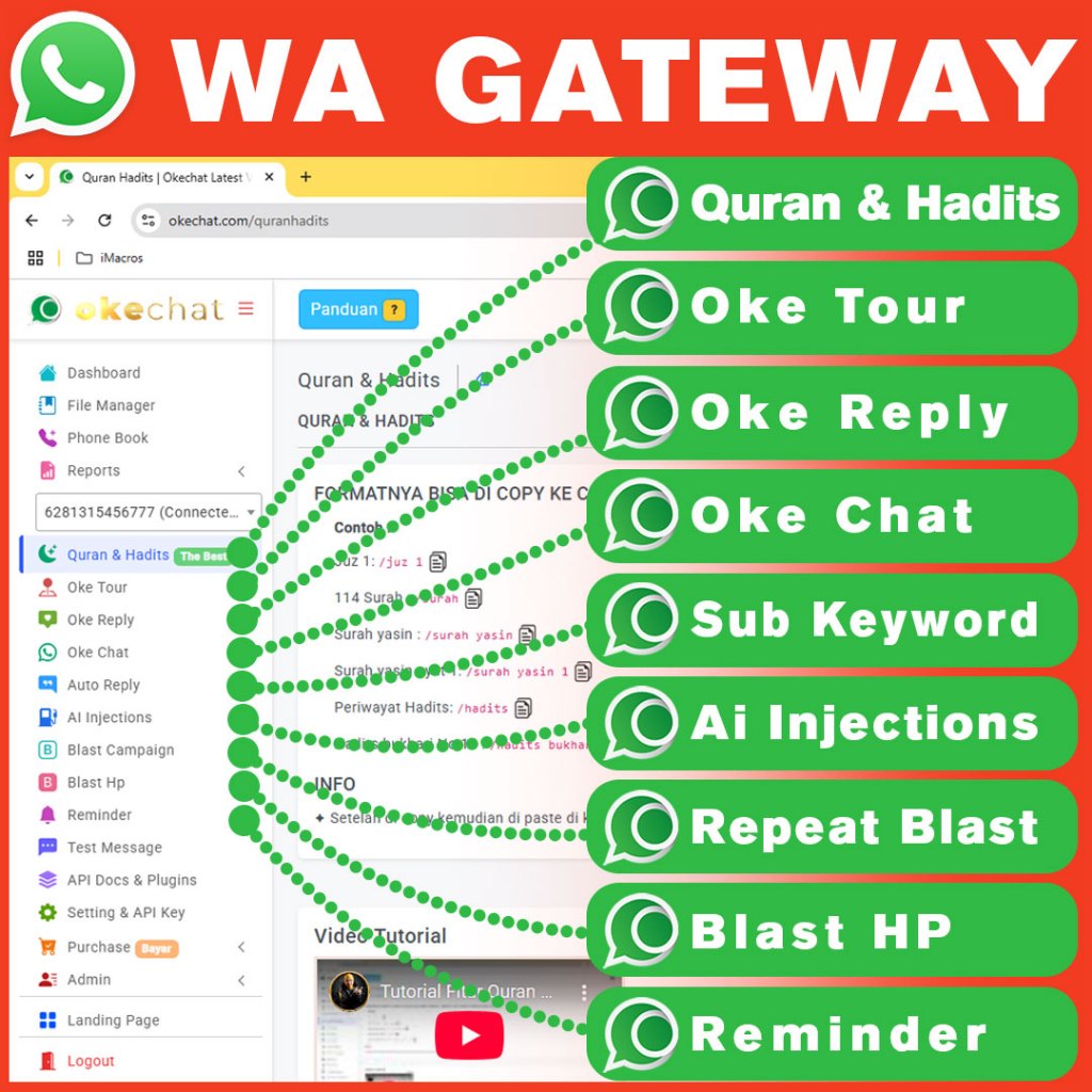 Jual Wa Gateway Api WhatsApp Gateway Sewa Pertahun | Shopee Indonesia