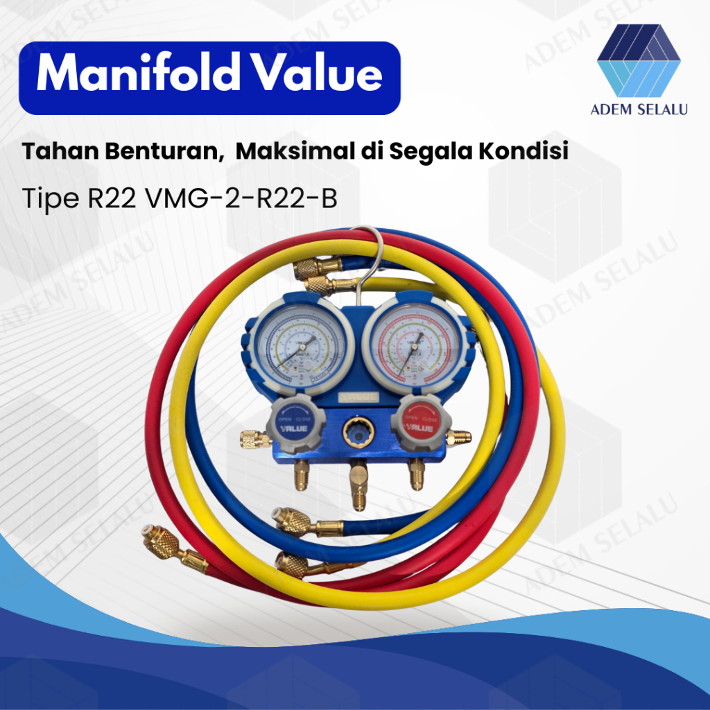 Jual Manifold Value R22 VMG-2-R22-B | Testing Manifold Box | Analyzer ...