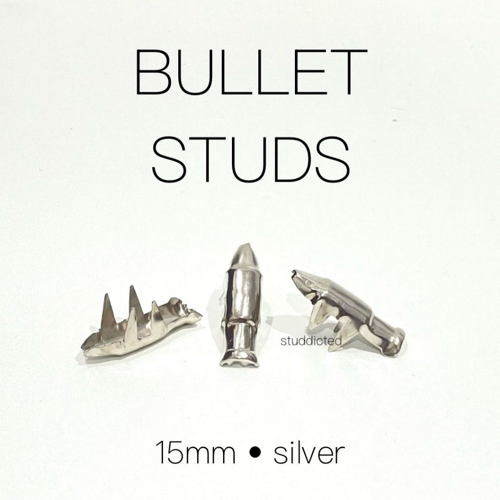 Jual 50 pcs Bullet Studs Peluru Studded Punk | Shopee Indonesia