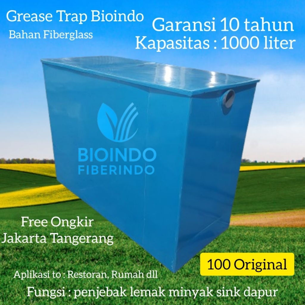 Jual Grease trap 1000 liter Bioindo, Grease trap penjebak lemak, Grease ...