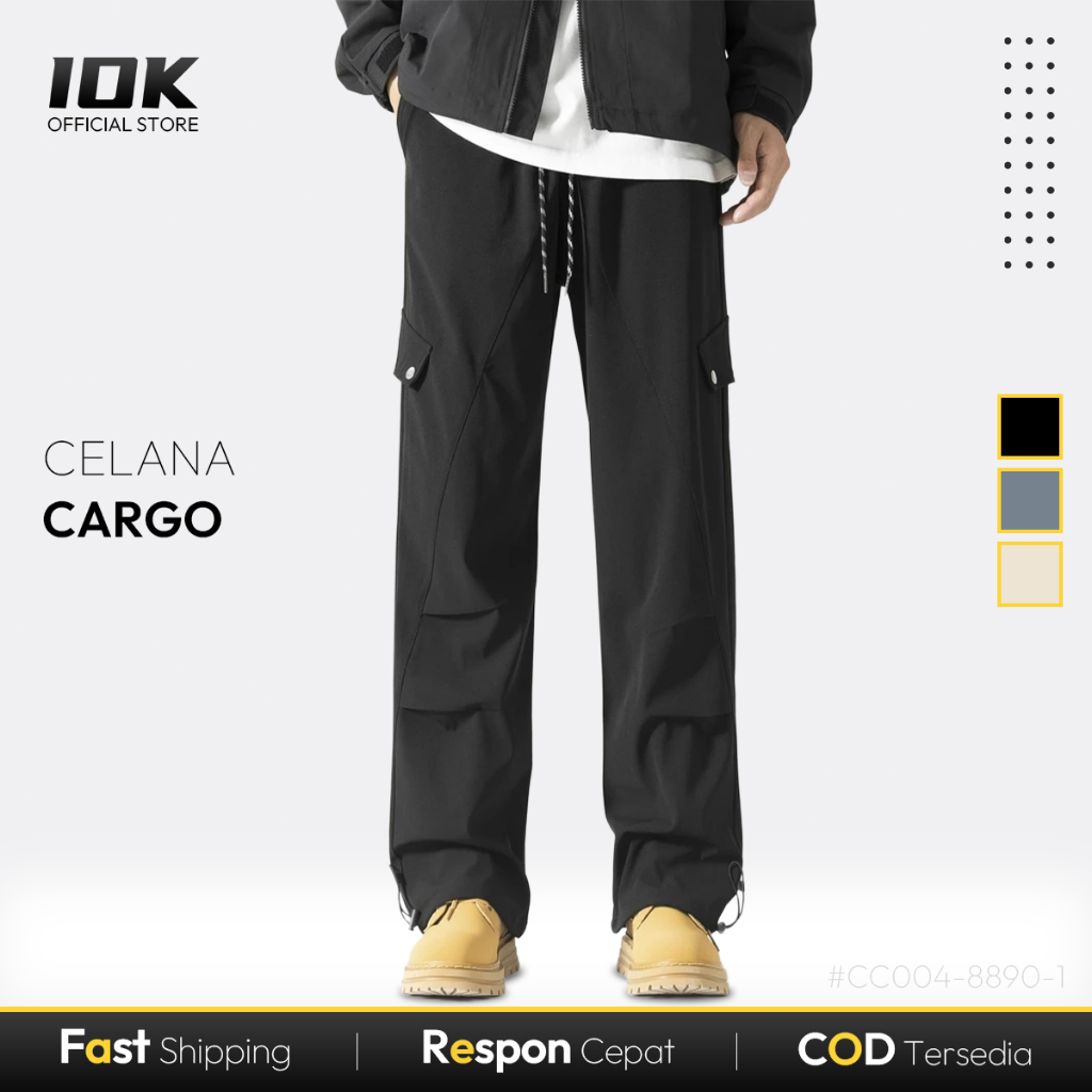 Jual IOK Celana Panjang Cargo Pria Pants Multifungsi Tahan Air Bernapas ...