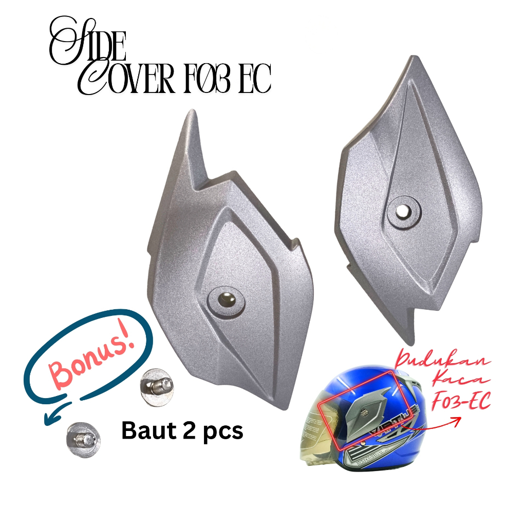 Jual Kop Side Cover Visor F03 Virtue atau Dudukan Kaca atau Kupingan ...