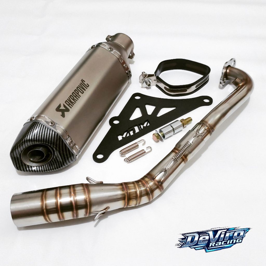Jual Knalpot Akrapovic APT Import Full System Stylo 160 | Shopee Indonesia