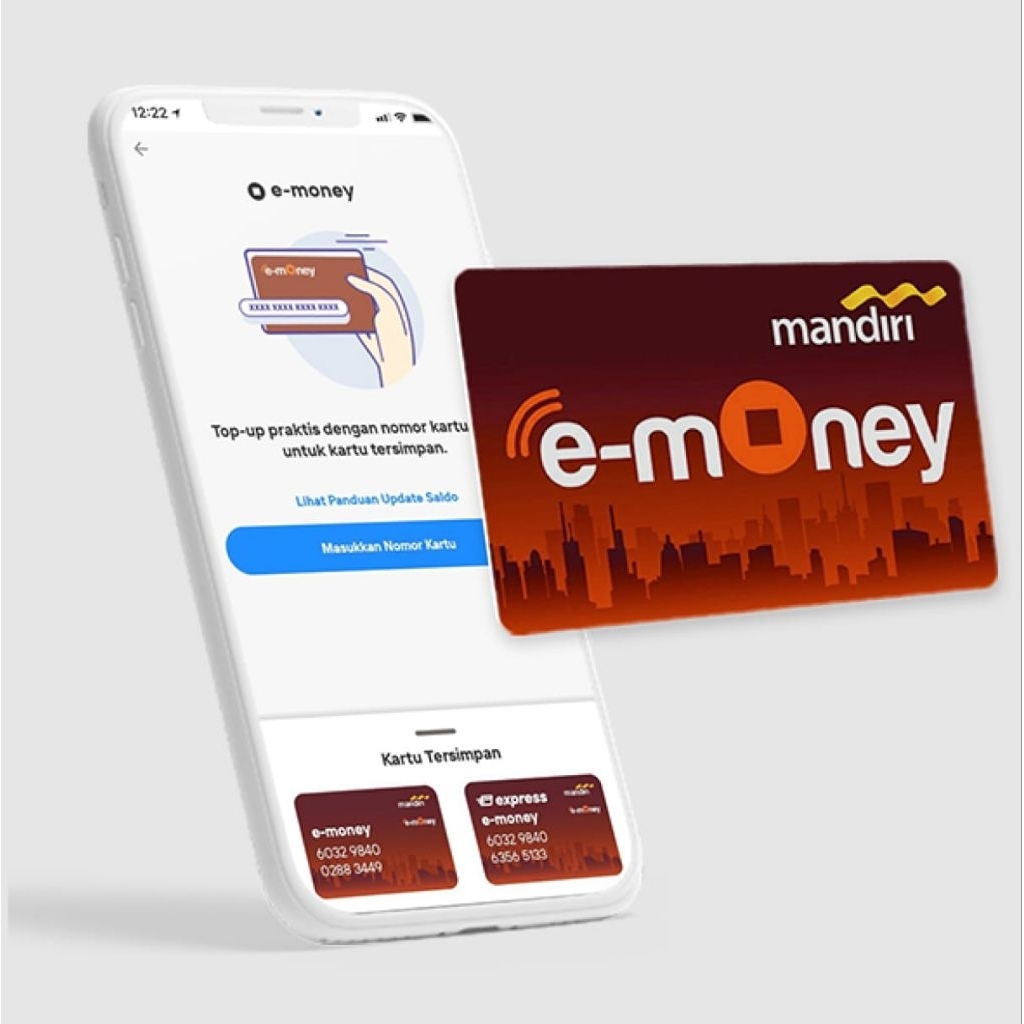 Jual Kartu E-money Mandiri Random New/ Kartu Mandiri/ E-money Mandiri ...