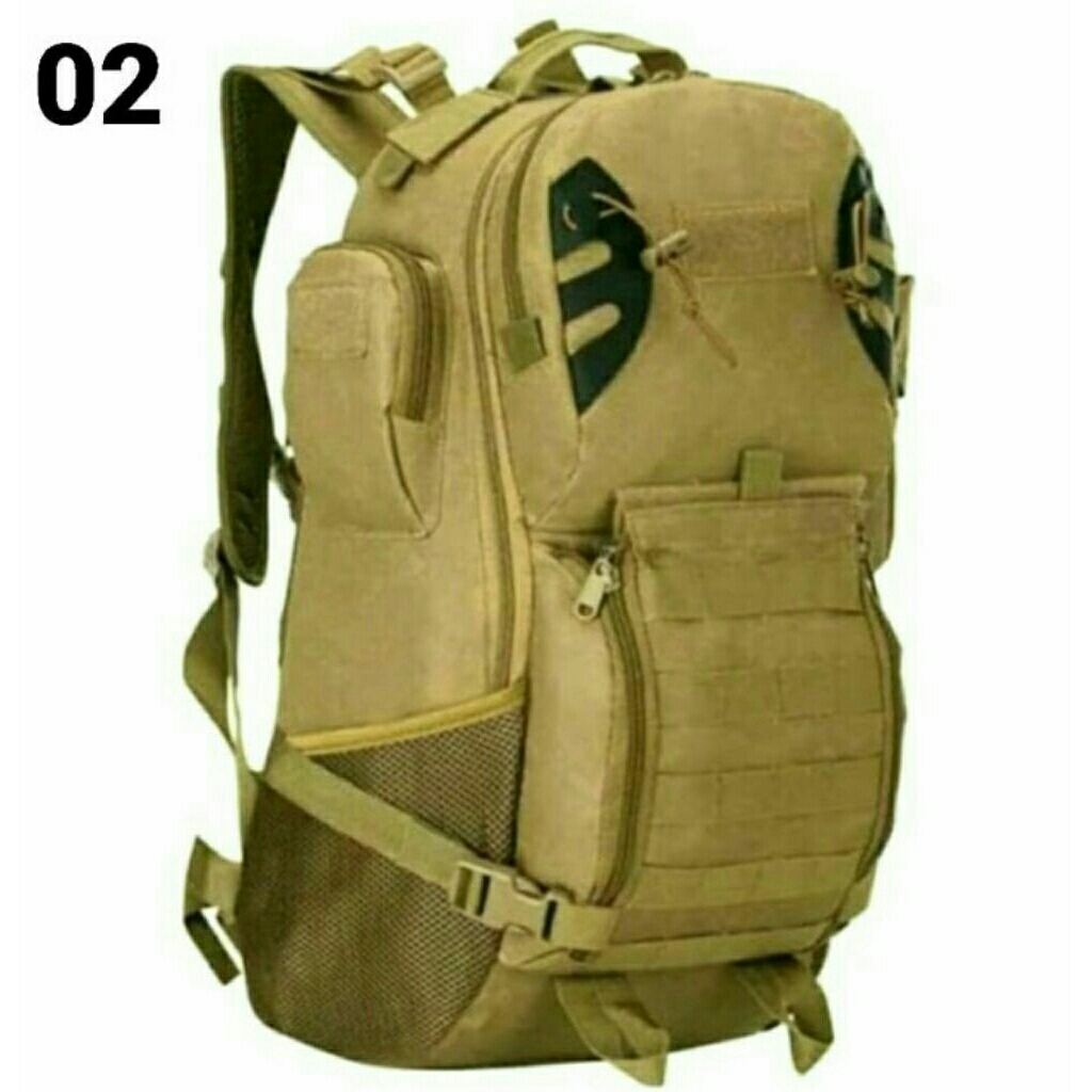 Jual tas ransel army tactical bagpack 50 liter tas ransel impor 02 ...