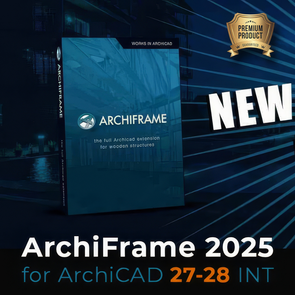 Jual ArchiFrame 2024 for ArchiCAD 27-28 INT new 2025, Full Version | Shopee Indonesia