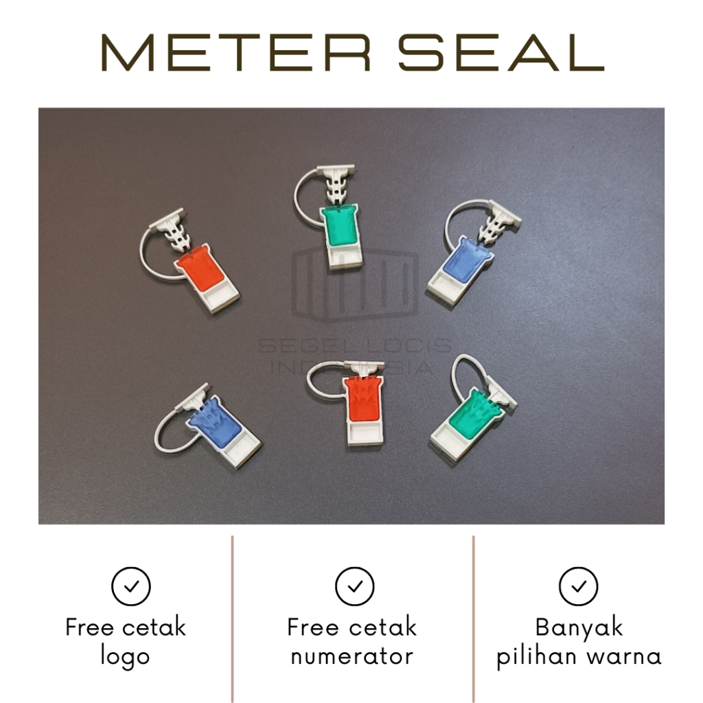 Jual Meter Seal Klip Meter Security Seal Drum Tangki Meter Clip Segel ...