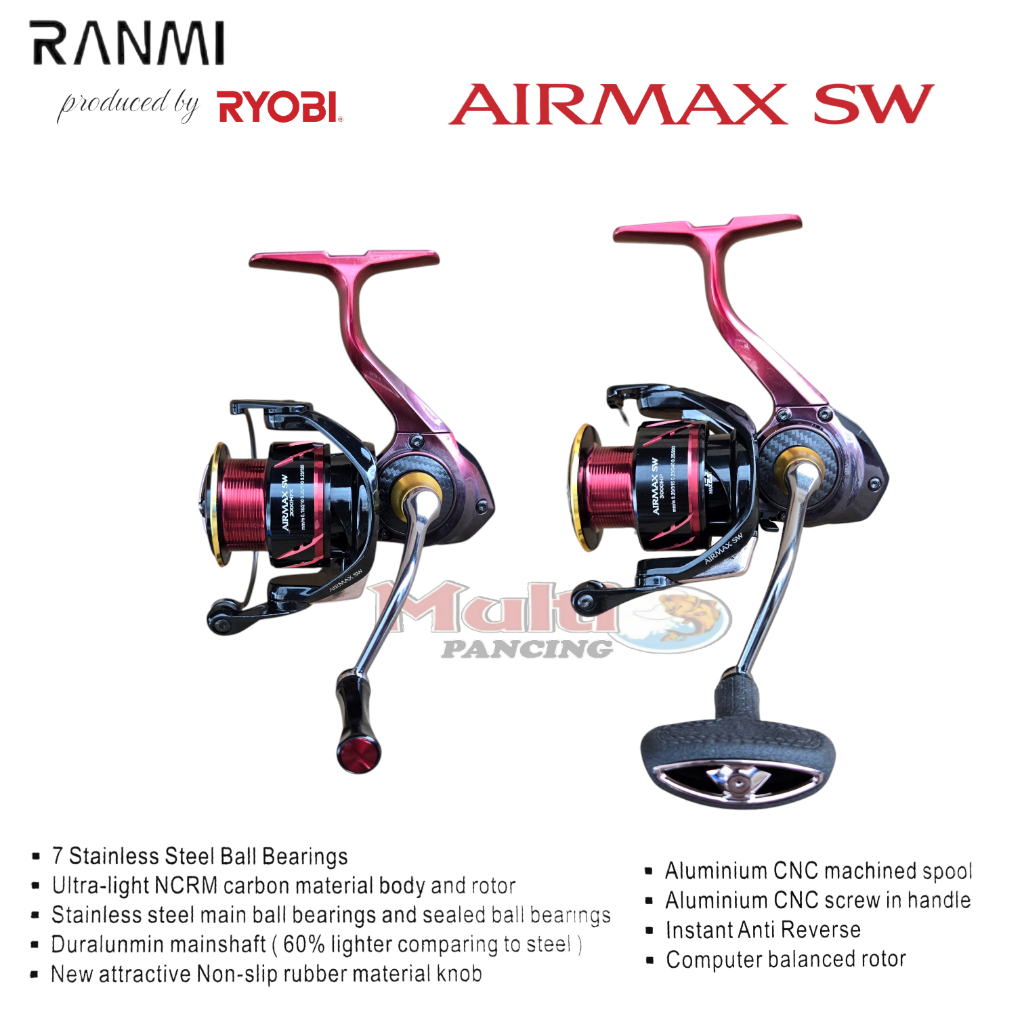 Jual REEL RYOBI RANMI AIRMAX sw | Shopee Indonesia
