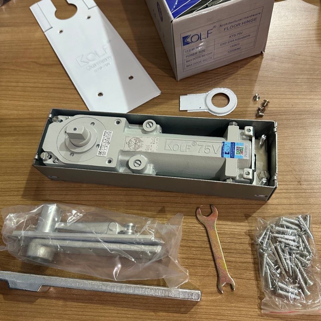 Jual Engsel Pintu Floor Spring Hinge KOLF KTS 7501 Floor Hinge KTS 75V ...