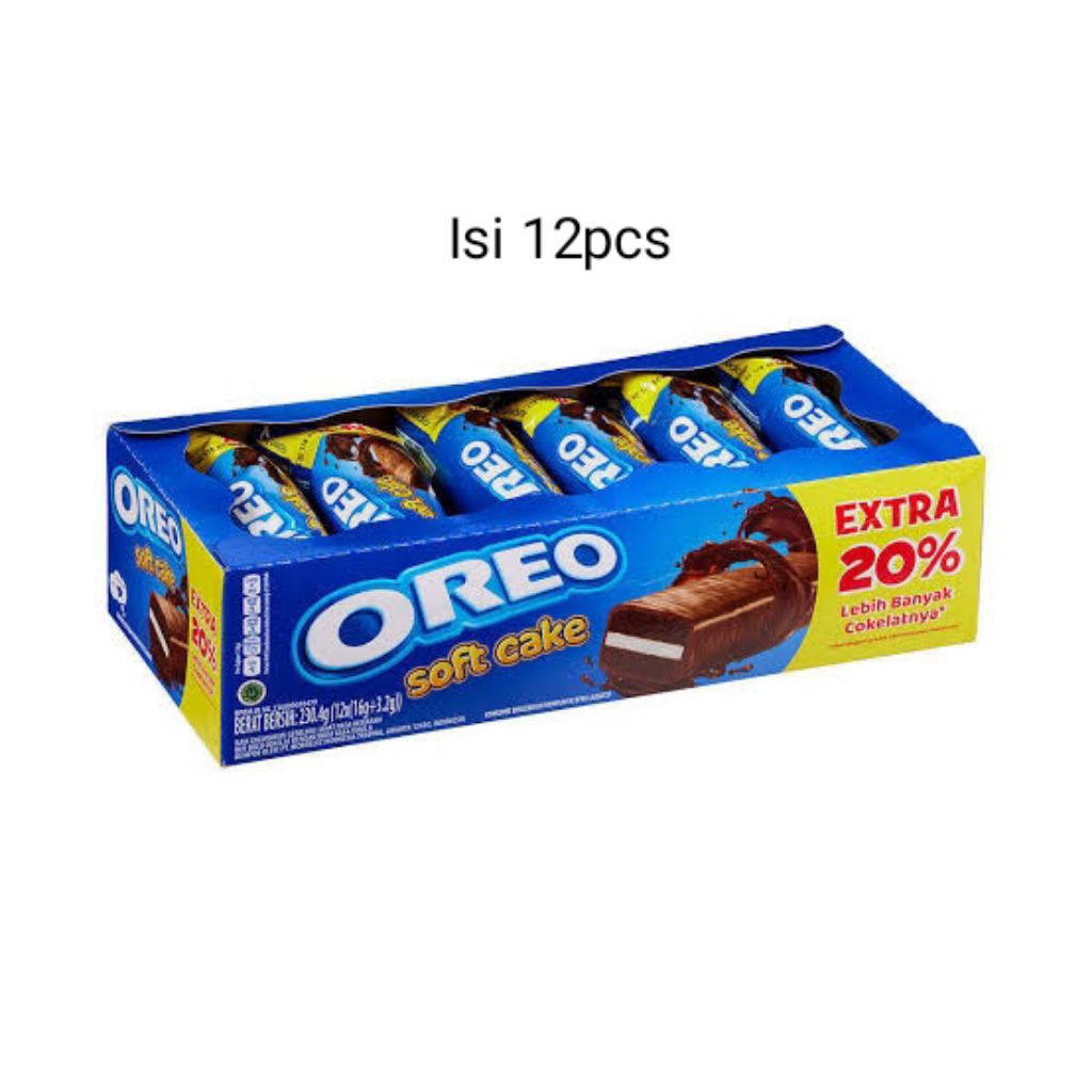 Jual Oreo softcake coklat 1box isi 12pcs / Oreo softcake sachet ...