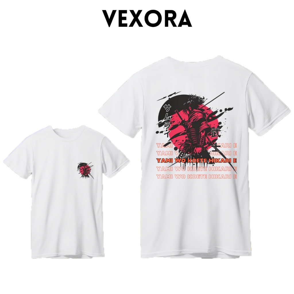 Jual Vexora Kaos Pria Lengan Pendek - Hikari - T Shirt Cotton Combed 30s | Shopee Indonesia