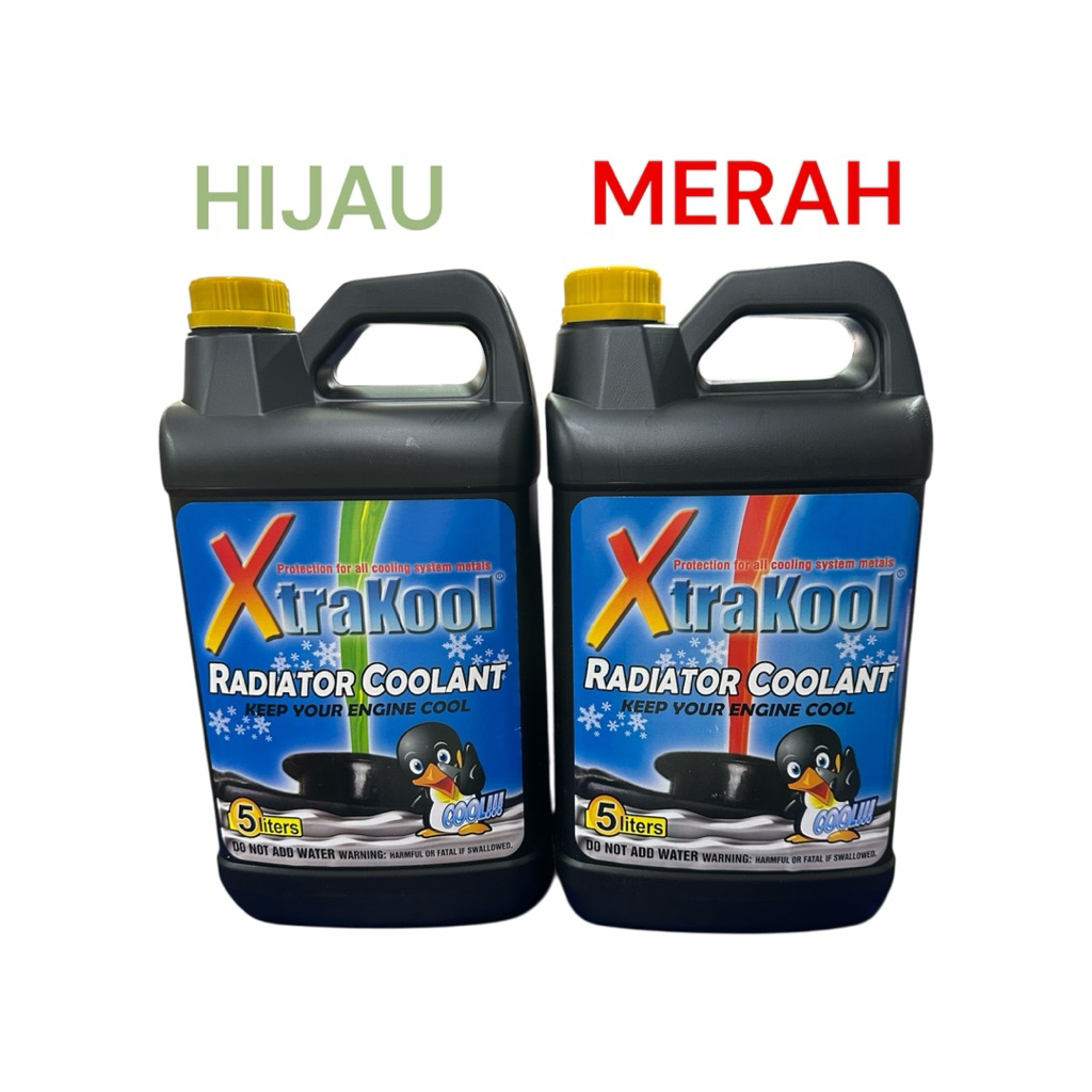 Jual TERMURAH!!! AIR RADIATOR XTRAKOOL (5 Liter) / RADIATOR COOLANT ...