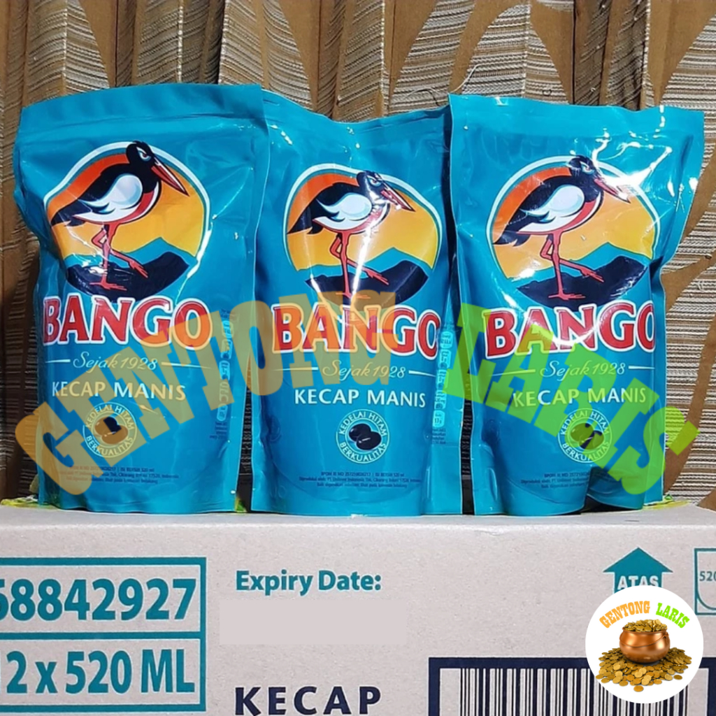 Jual [MINIMAL 2 PCS] Kecap Manis Bango 520mL Kemasan Pouch Refill ...