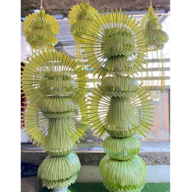 Jual Janur Plastik Janur Sintesis Bahan Tebal Seperti Janur Asli ...