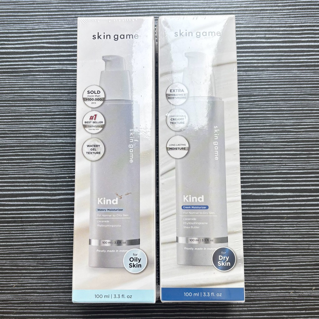 Jual Skin Game Kind Moisturizer Cream & Watery 100ml | Shopee Indonesia