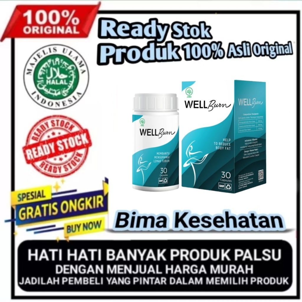Jual WELLBURN ASLI ORIGINAL OBAT PELANGSING BADAN AMPUH TERBAIK ...