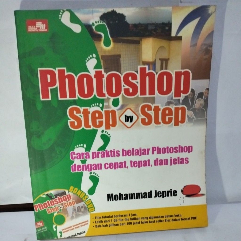 Jual Photoshop step by step Cara praktis belajar Photoshop dengan cepat ...