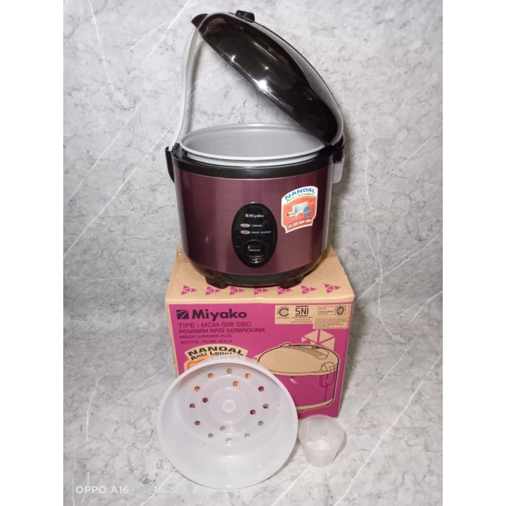 Jual Magic com/rice cooker miyako 508SBC | Shopee Indonesia