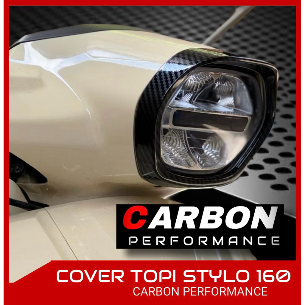 Jual COVER TOPI LAMPU STYLO CARBON ZT - Cap Stylo 160 - Petlamp Garnish ...