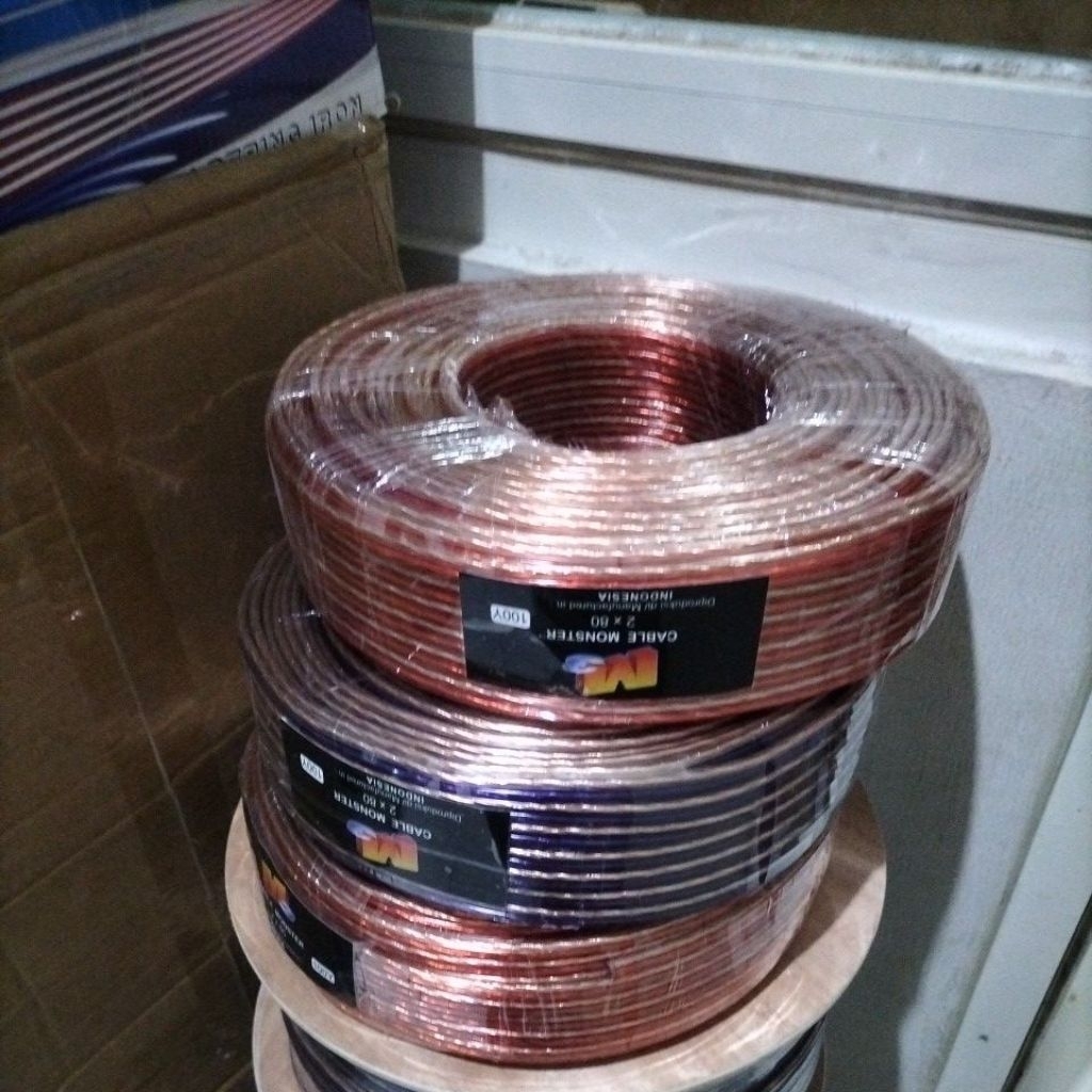 Jual KABEL MONSTER/KABEL TRANSPARAN/KABEL BENING/ KABEL SERABUT/KABEL ...