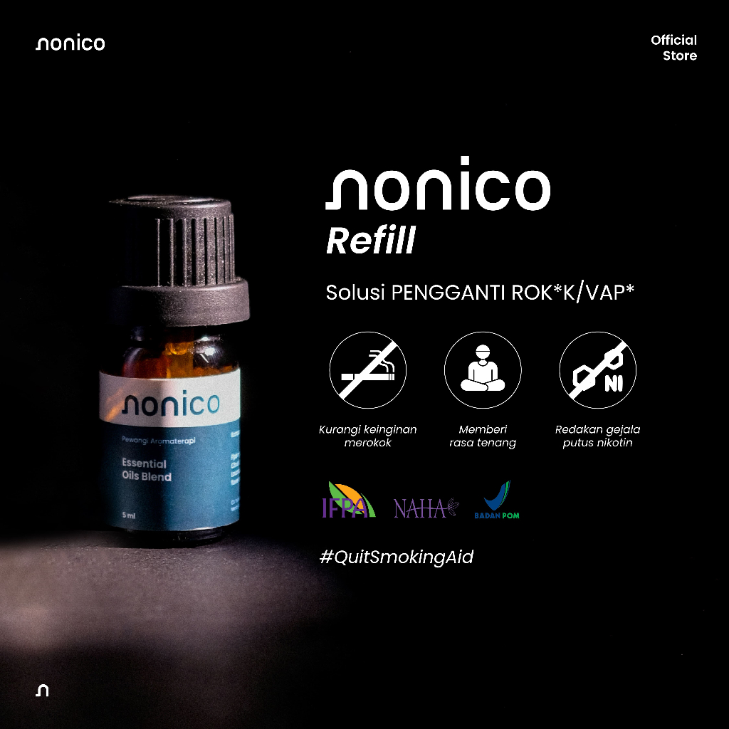 Jual Nonico Refill | Bantu Kurangi Keinginan Merokok | Alami & Aman ...