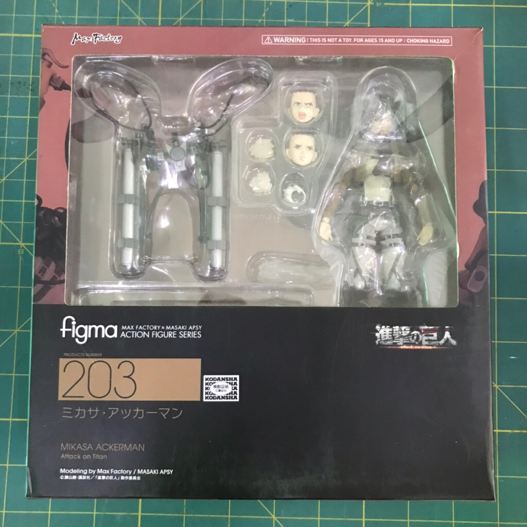 Jual ORI Mikasa Ackerman FIGMA Attack on Titan | Shopee Indonesia