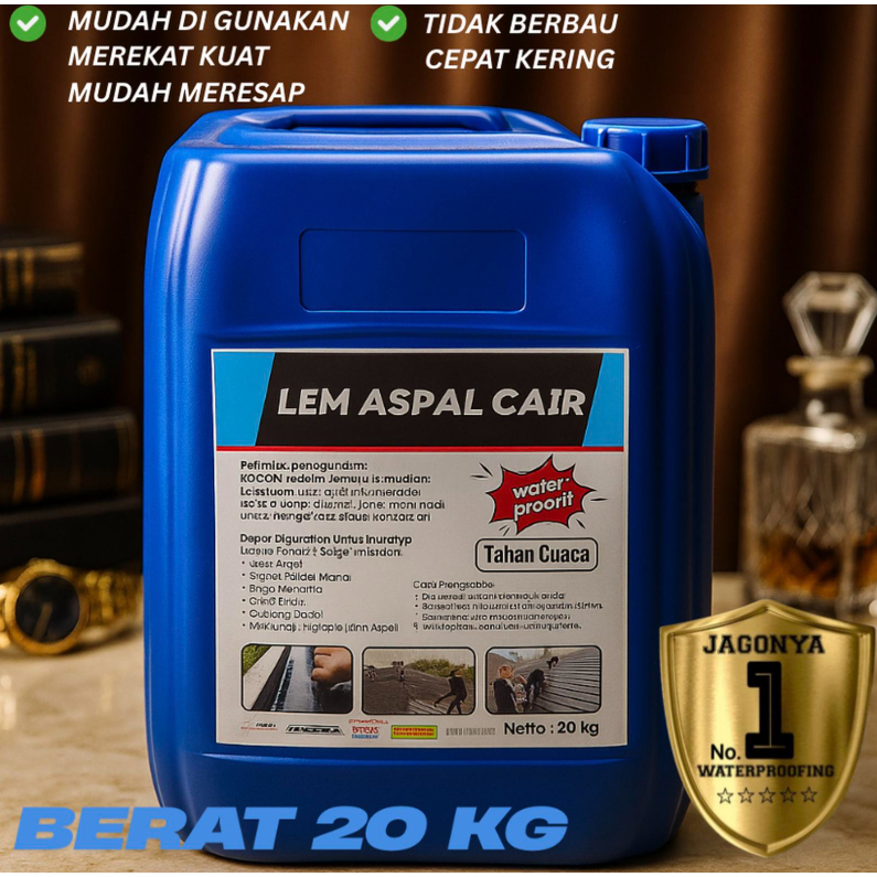 Jual Jagonya Lem Aspal Cair 20kg Perfekt Band Original Waterproofing ...