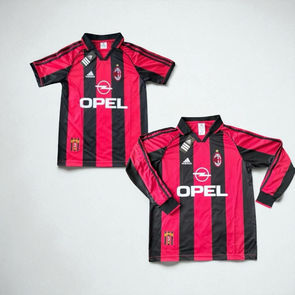 Jual Jersey RETRO ACM Milano Classic home 98 Vintage Blockcore | Shopee ...