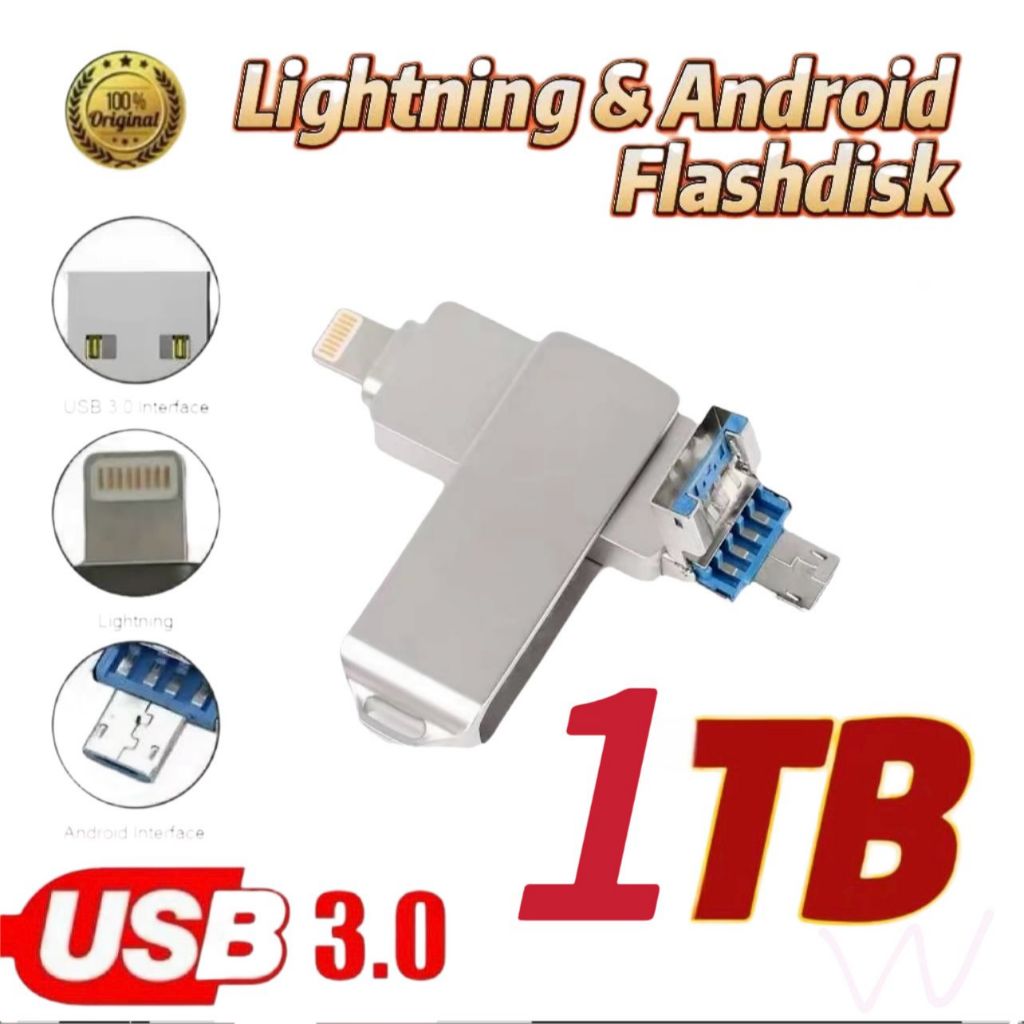 Jual OTG 1TB lightning USB Photo Stick for iPhone and Micro USB ...