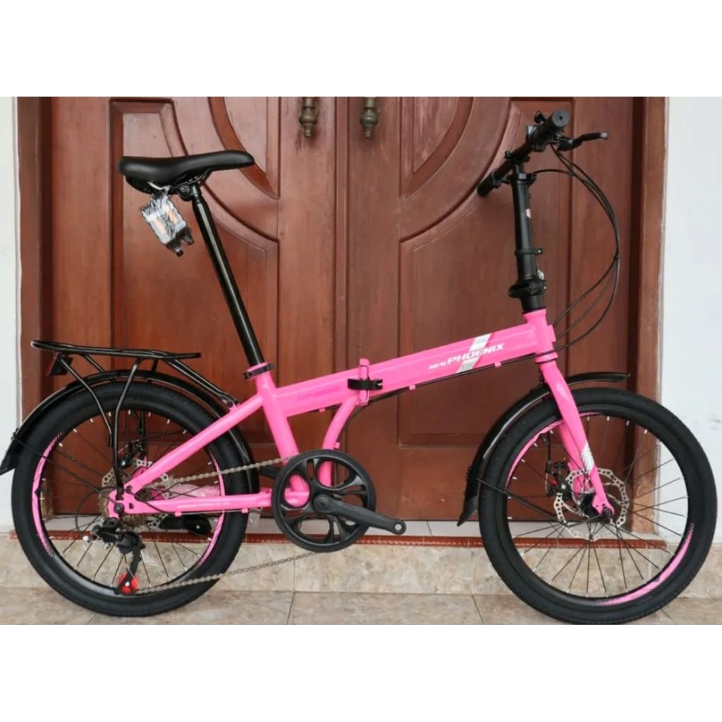 Jual SEPEDA LIPAT PHOENIX 20 INCH CAKRAM TERBARU 7SP PROMO | Shopee ...