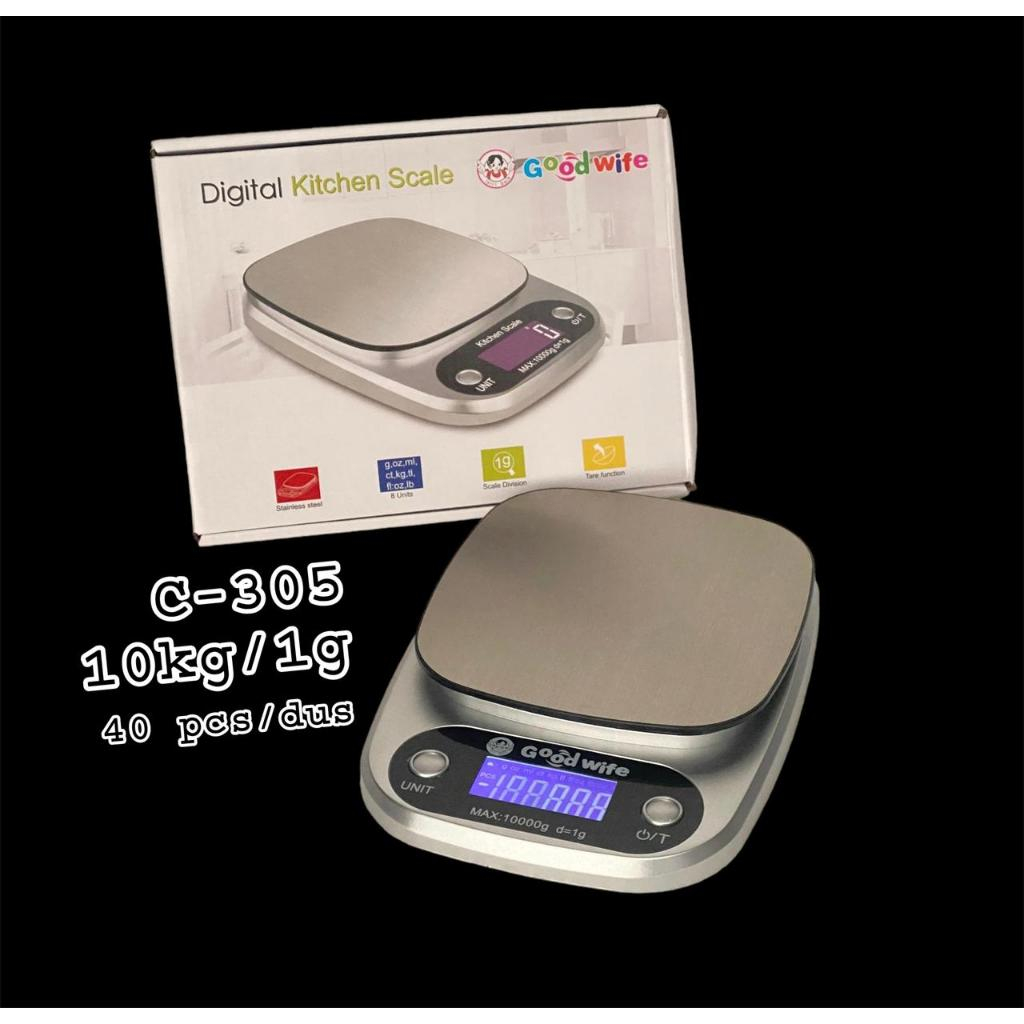 Jual Timbangan Dapur Digital Kapasitas 10KG Kitchen Coffee Scale Kopi Kue Kitchen High Quality ...
