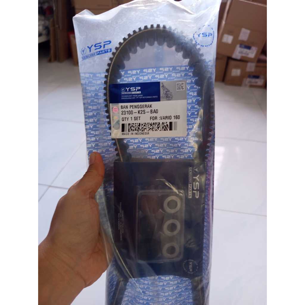 Jual V-Belt KIT VAN BELT SET K2S VARIO 160 Original YSP | Shopee Indonesia