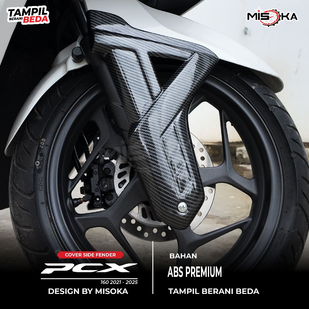 Jual Misoka Aksesoris Pcx 160 2025 Lower Front,Middle Front,Rear Fender ...
