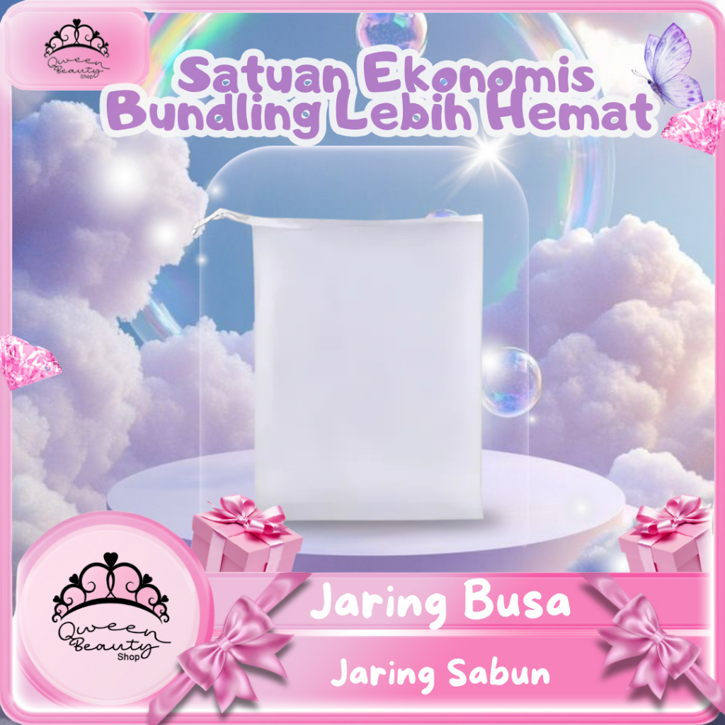 Jual Jaring Busa Sabun Batang Mandi / Foaming Net | Shopee Indonesia
