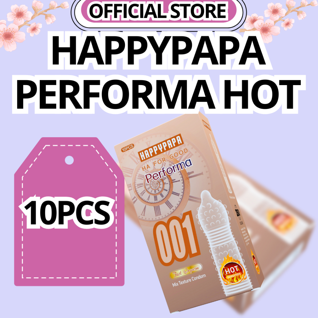 Jual Happypapa 001 Condom Gerigi Pipa Hot 10 Pcs | Shopee Indonesia