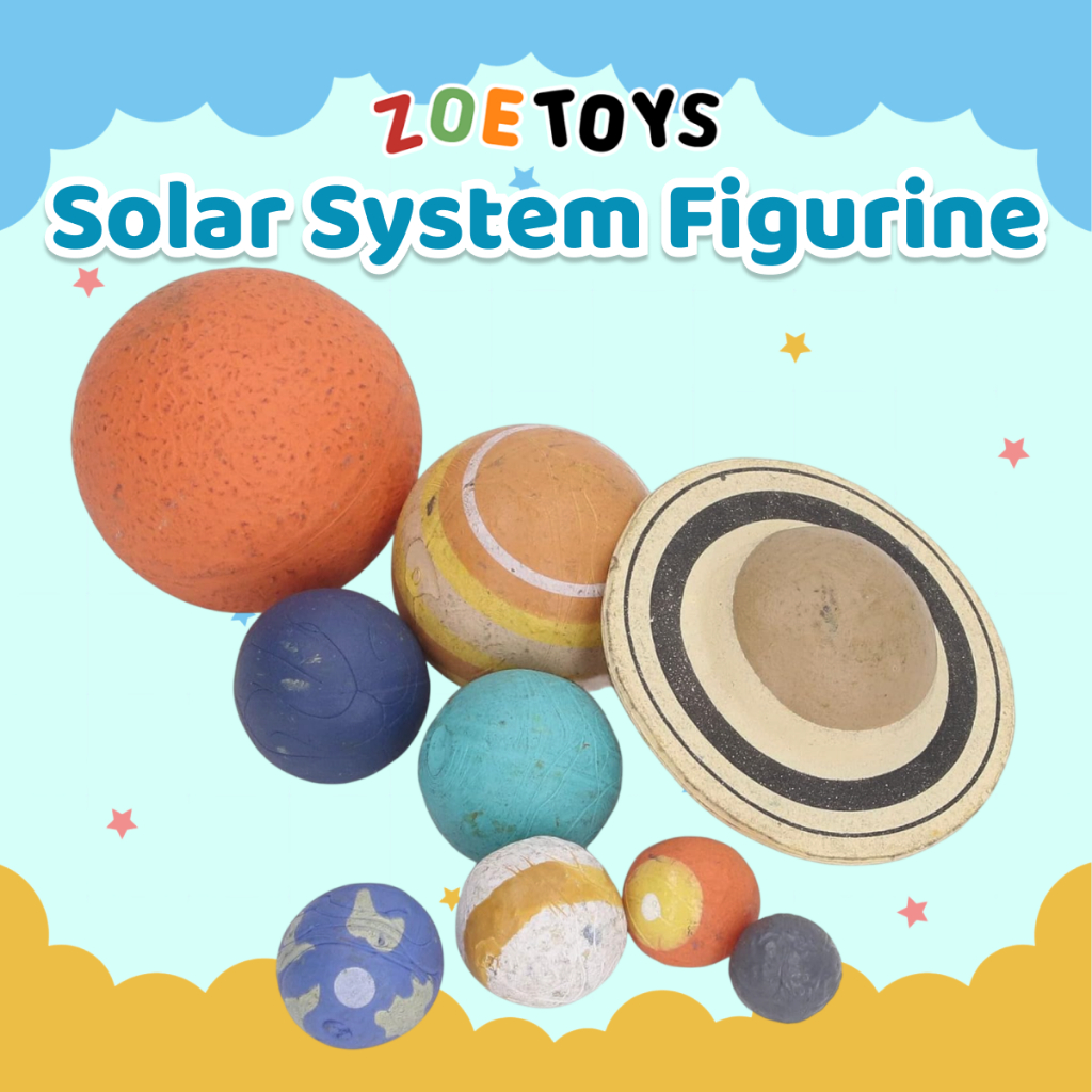 Jual Zoetoys Solar System Figurine | Planet Figures Tata Surya Activity ...