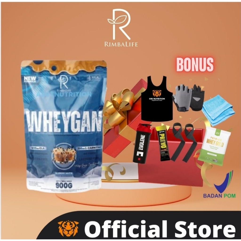 Jual RIMBALIFE Wheygan 2lb rimba life whey gan protein 2lbs | Shopee ...