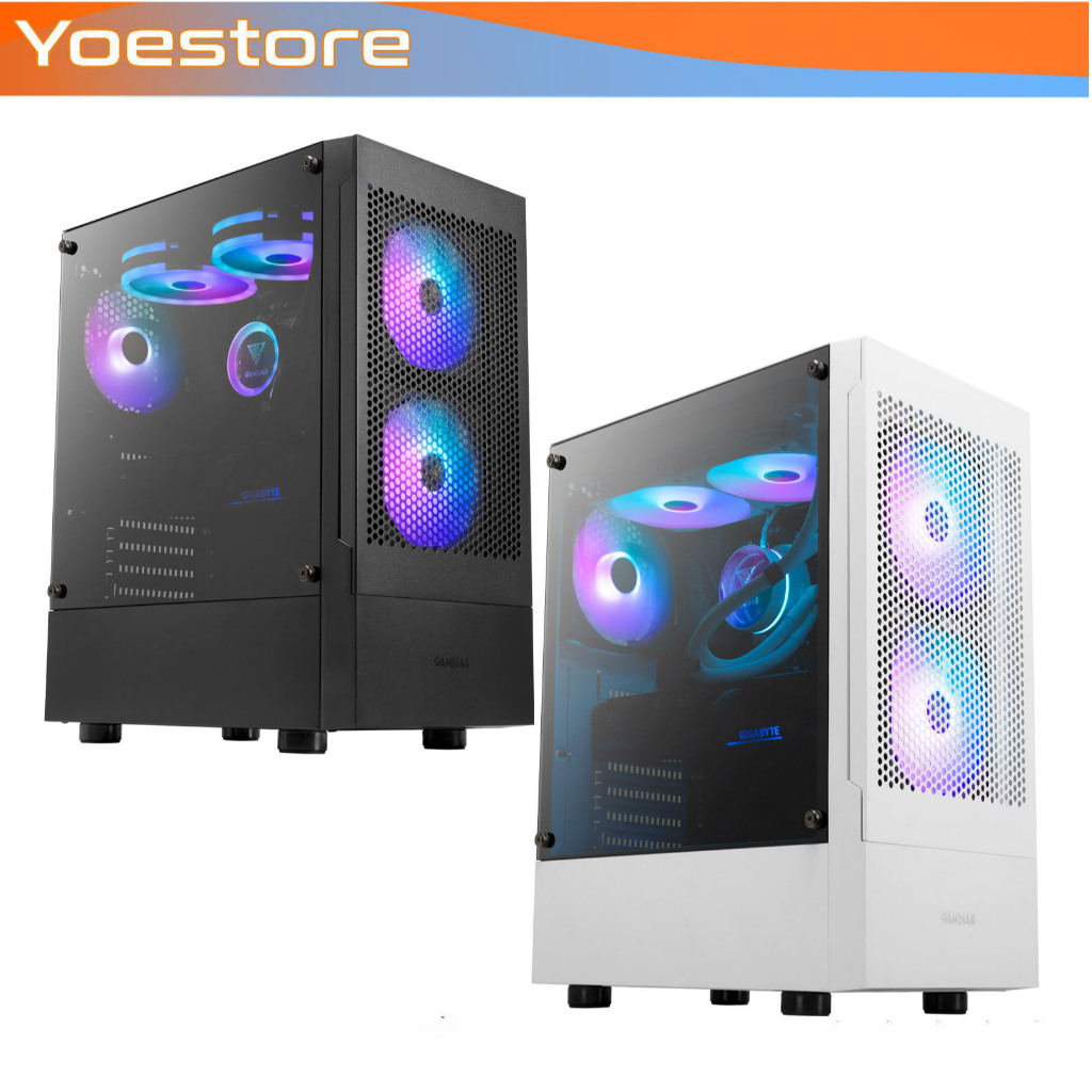 Jual GAMDIAS ATX GAMING CASE TALOS E3 MESH WH FORGED FOR AIRFLOW 3 ...
