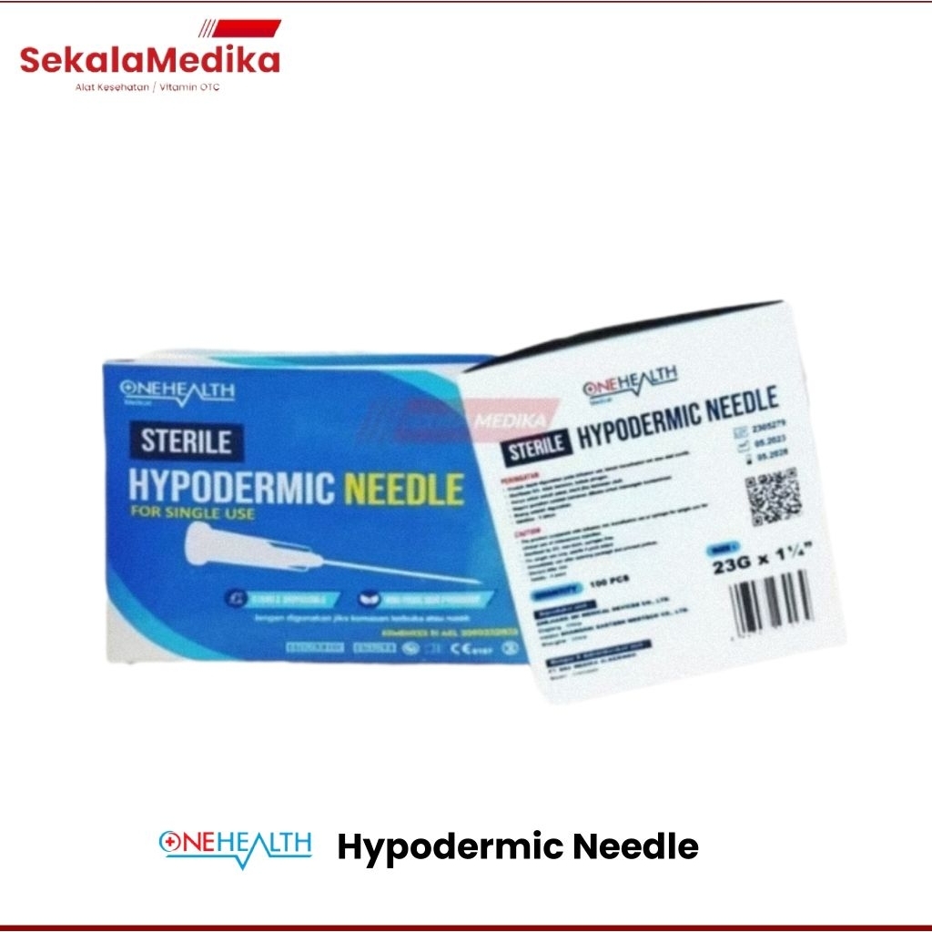 Jual Onehealth Needle Disposable Jarum Suntik Medis Sekali Pakai / Box ...