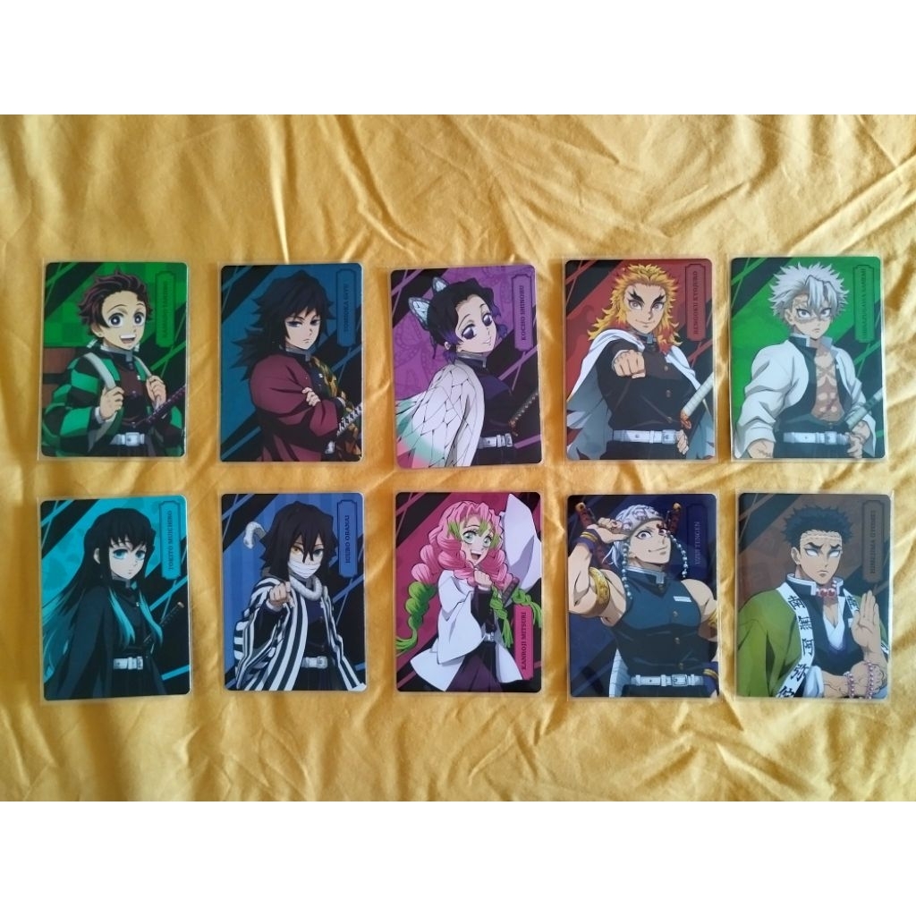 Jual Familymart x Demon Slayer Collectible Card Hashira Set / Kartu ...