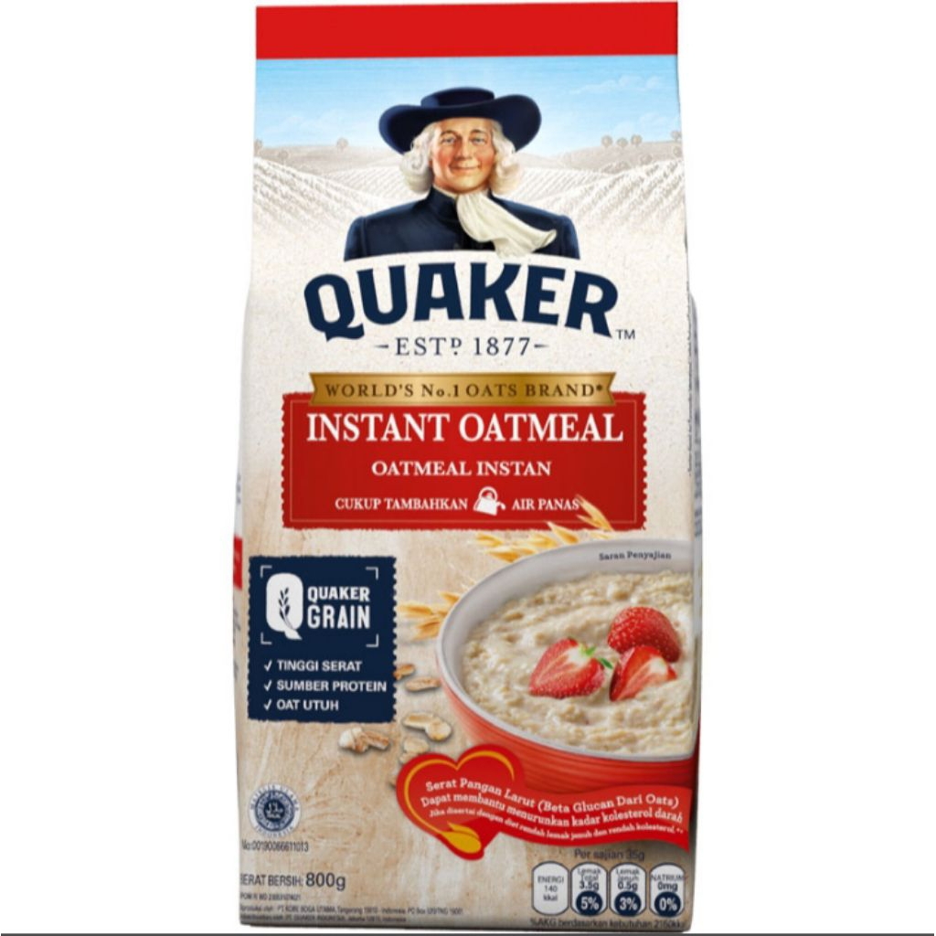 Jual QUAKER Instant Oatmeal 800 g | Shopee Indonesia