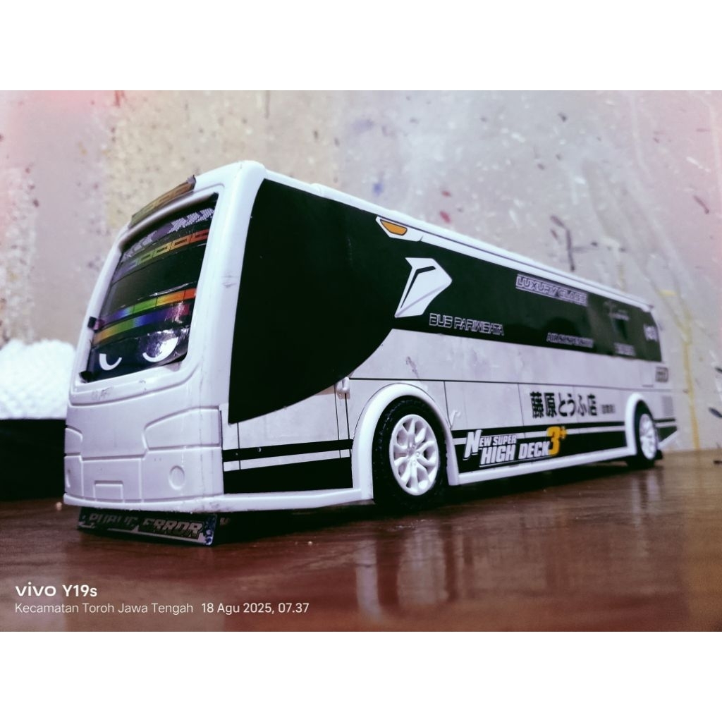 Jual Stiker kaca miniatur bus rkc model (JETBUS 3 PRINT PUTIH) sudah di ...