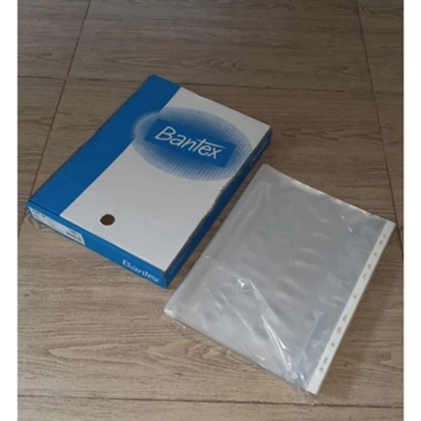 Jual PP Pocket Bantex A4 ANTIGLARE/KASAR/KULIT JERUK (2035 / 8035 ) ( 1 ...